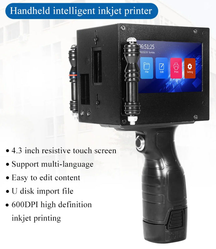 Posprint 50.8mm Expiry Date Inkjet Printer Hand Printing Machine/Pipe ...